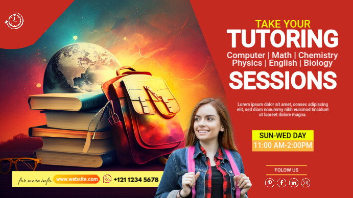 Copy of Coaching Tuition Class Facebook Event Cover | PosterMyWall
