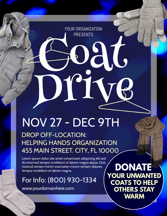 Coat Drive | PosterMyWall