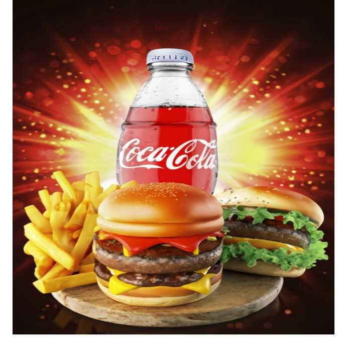 Coca cola and cheese/chips adverts Template | PosterMyWall