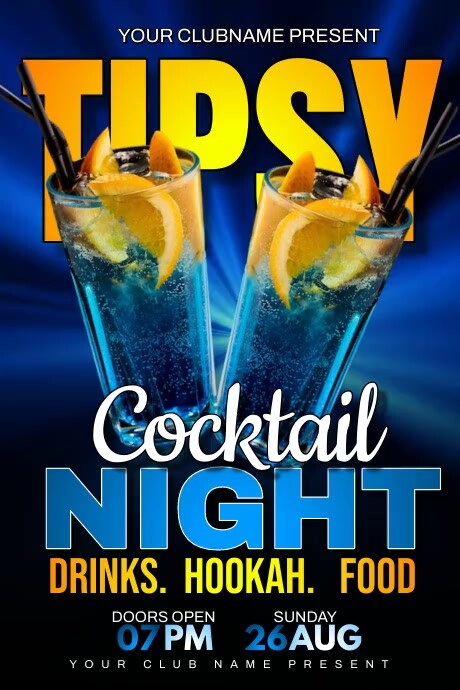 Cocktail Ads Template | PosterMyWall