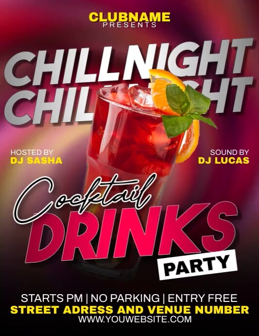 Plantilla de Cocktail Ads | PosterMyWall