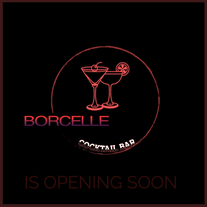 COCKTAIL BAR POSTER TEMPLATE | PosterMyWall