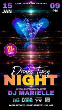 Cocktail Night Template | PosterMyWall