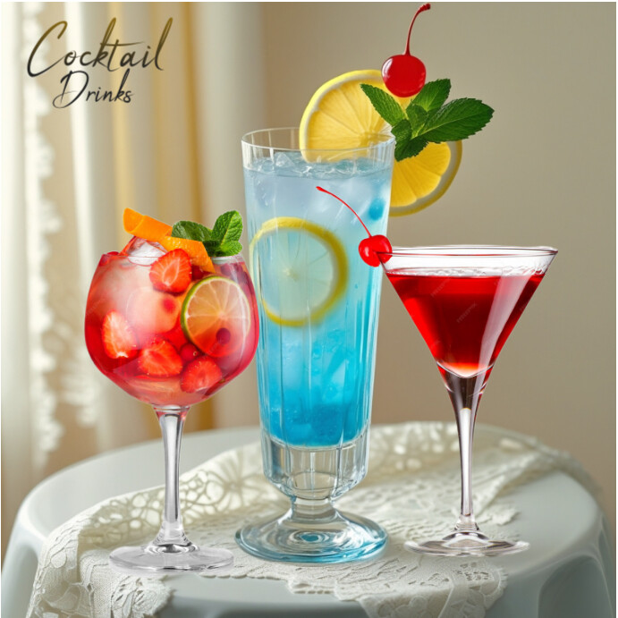 Cocktail Template | PosterMyWall