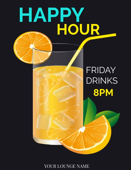 Cocktail Template | PosterMyWall