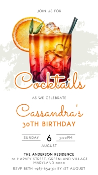Cocktail Template | PosterMyWall