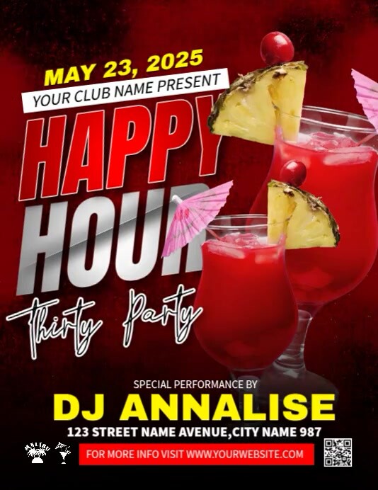 Cocktail Drink Ads Templat | PosterMyWall