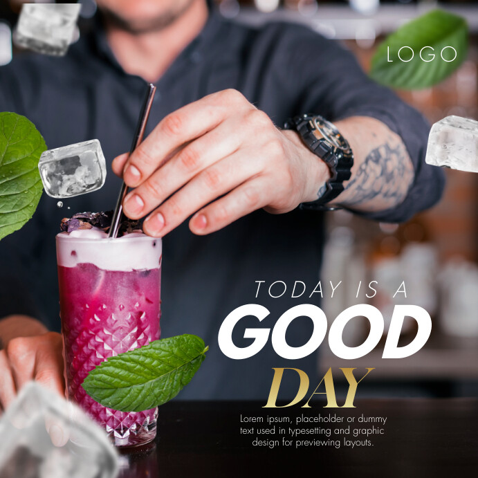 COCKTAIL FLYER POSTER TEMPLATE | PosterMyWall