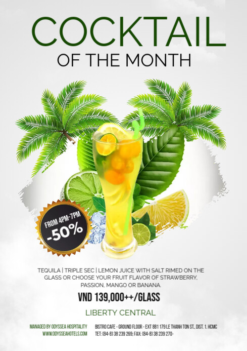 cocktail Flyer Template | PosterMyWall