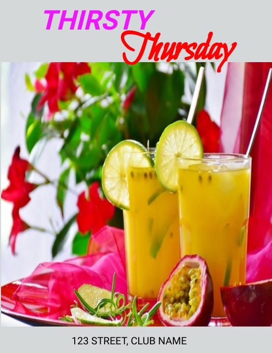 Cocktail flyers Template | PosterMyWall