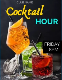 Cocktail flyers Template | PosterMyWall