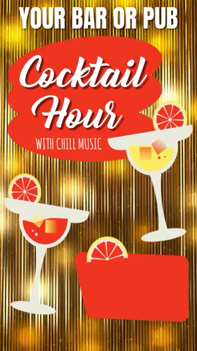 COCKTAIL HOUR ( VERSION 1) Template | PosterMyWall
