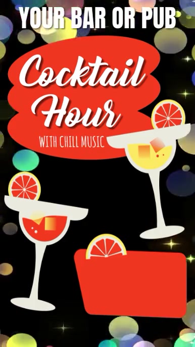 COCKTAIL HOUR ( VERSION 3) Template | PosterMyWall