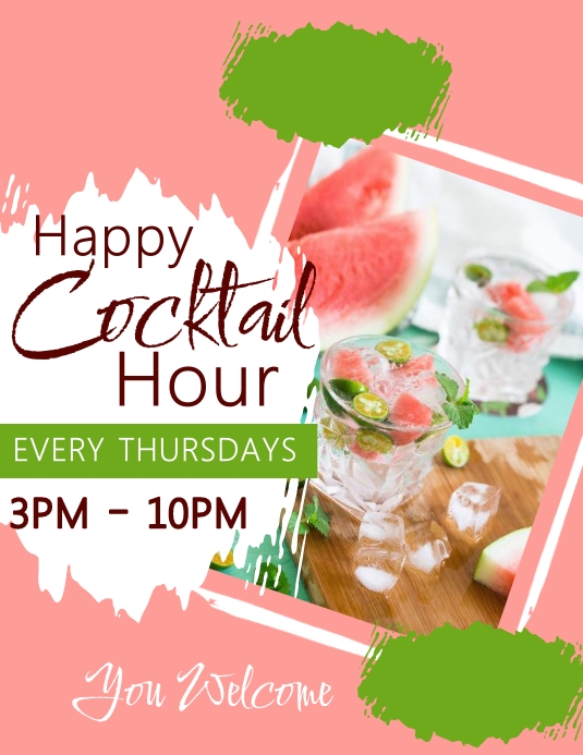 Copy of Cocktail Hour Flyer | PosterMyWall