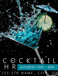 Cocktail Party Flyer Design Template | PosterMyWall