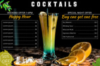 Cocktail poster Template | PosterMyWall