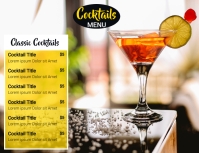 Cocktail Meu Design Template | PosterMyWall