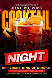 Cocktail Ads Template | PosterMyWall