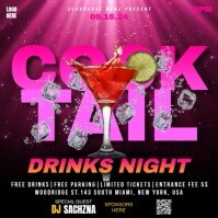 Cocktail Night Template | PosterMyWall