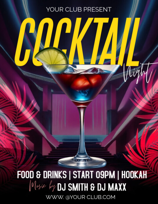 Cocktail party Template | PosterMyWall