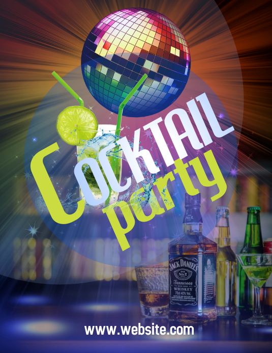 Cocktail Party Template | PosterMyWall