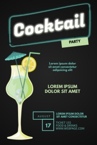 Cocktail Party Flyer Template (2) | PosterMyWall