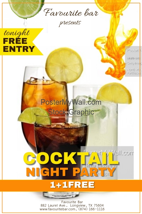 cocktail party Template | PosterMyWall