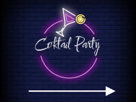 Cocktail Event Party Sign Template | PosterMyWall