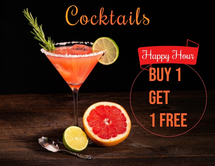 Plantilla de Póster de Cóctel | PosterMyWall