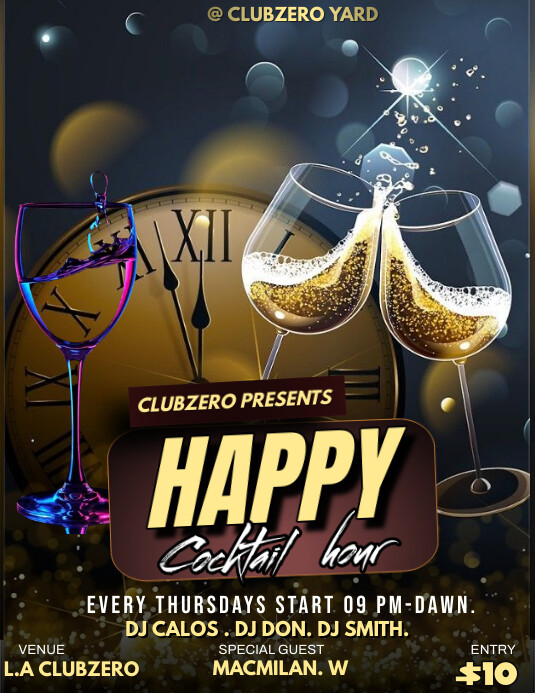 cocktail posters Template | PosterMyWall