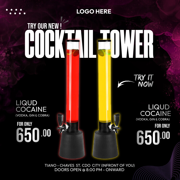 Modèle Cocktail Promotion Flyers | PosterMyWall