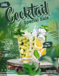 Special Cocktail Menu Template | PosterMyWall