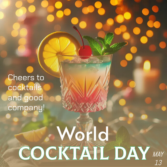 Cocktail template | PosterMyWall