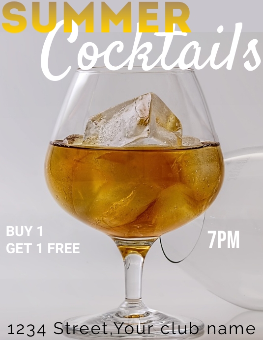 Copy of cocktails | PosterMyWall