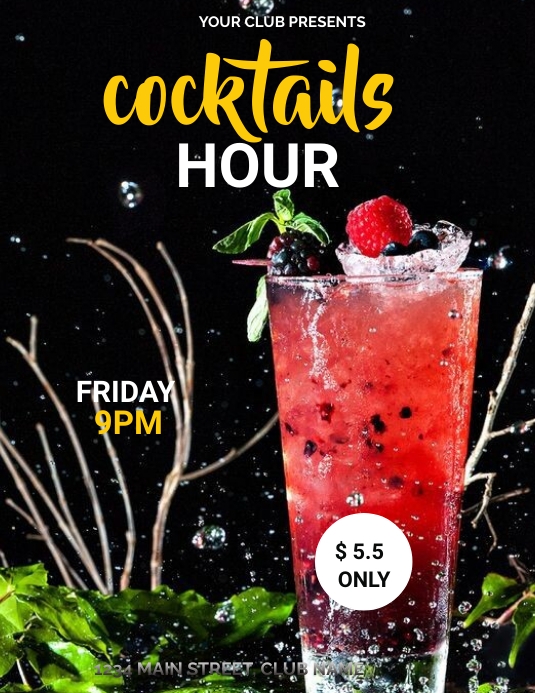 Copy Of Cocktails Postermywall