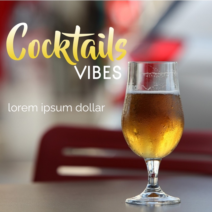 cocktails Template | PosterMyWall