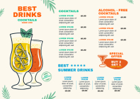 Minimal Cocktail Menu Template | PosterMyWall