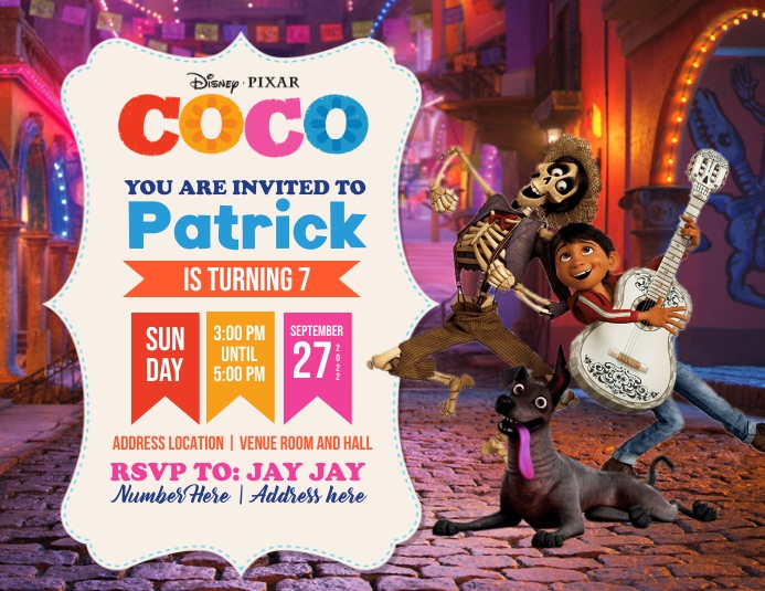 Coco Template | PosterMyWall