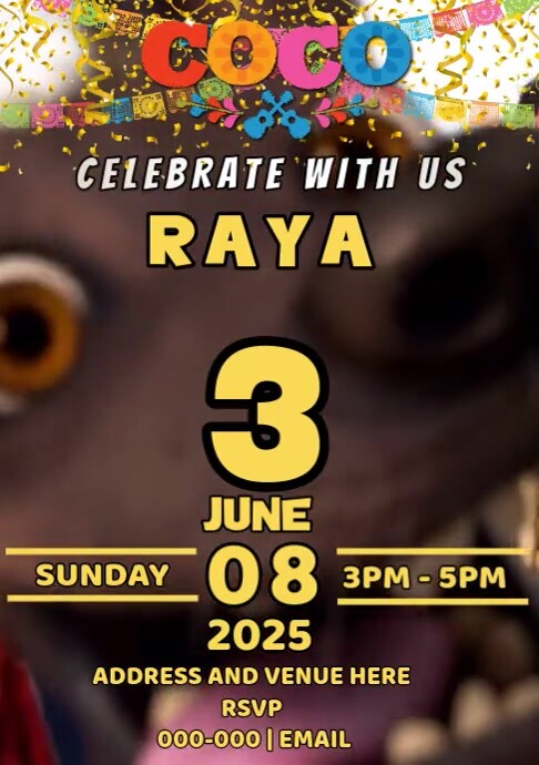 coco Template | PosterMyWall