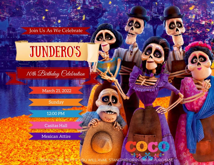 Plantilla de Coco Familia | PosterMyWall