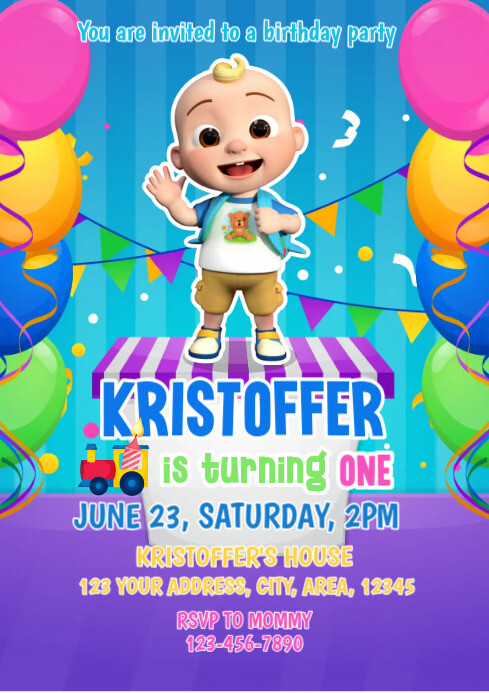 Free Printable Cocomelon Kids Activity / Birthday Party Game Idea