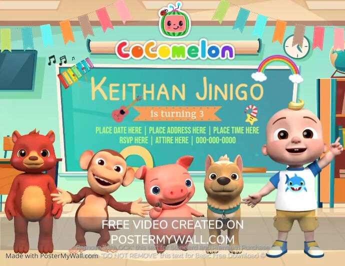 Copy of Cocomelon | PosterMyWall