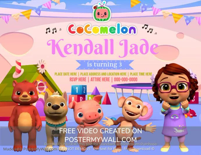 Copy of Cocomelon | PosterMyWall