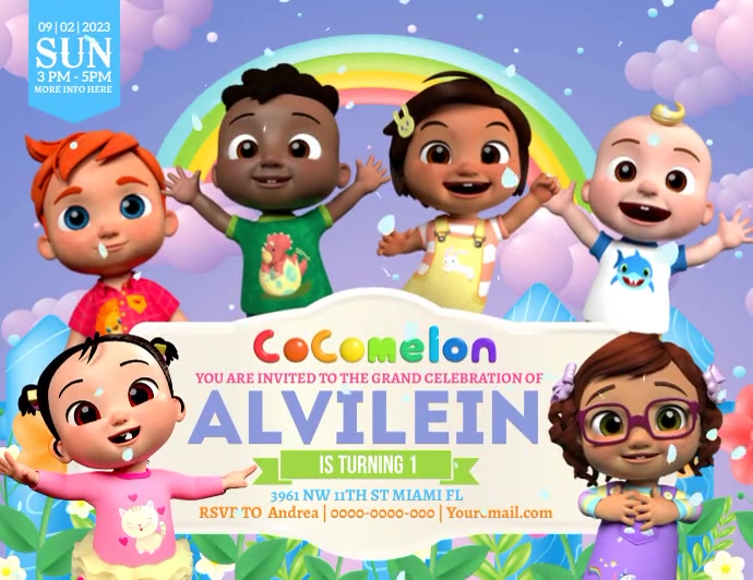 Copy of Cocomelon | PosterMyWall
