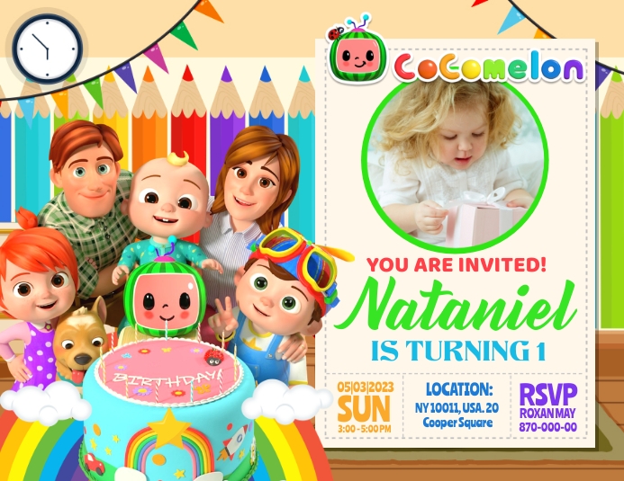 Copy of Cocomelon | PosterMyWall