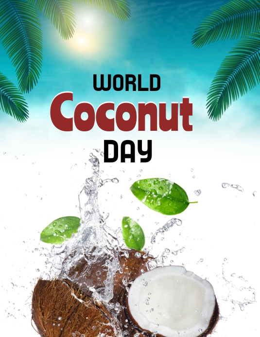 coconut day Template | PosterMyWall