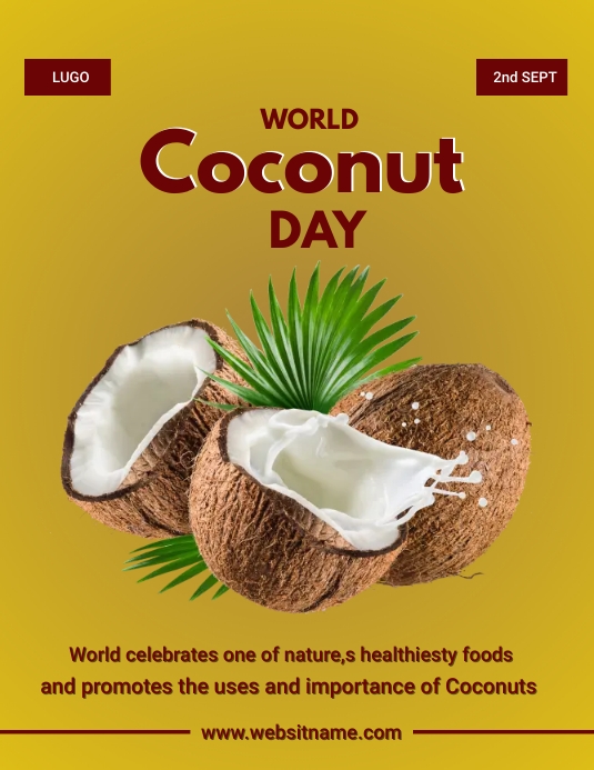 coconut day Template | PosterMyWall