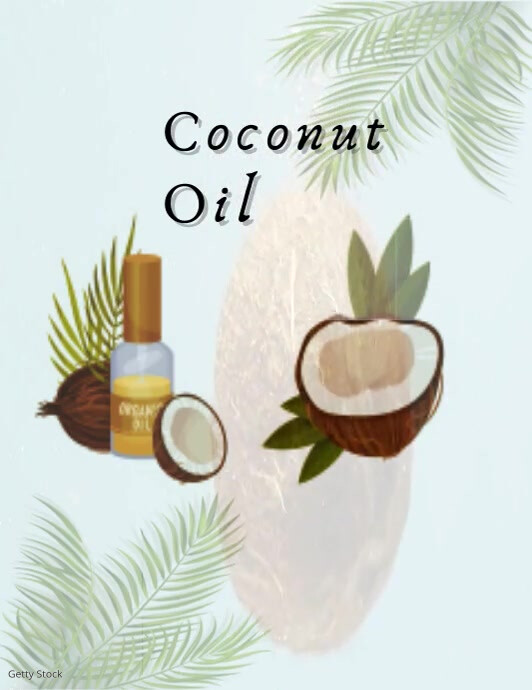 coconut oil Template | PosterMyWall