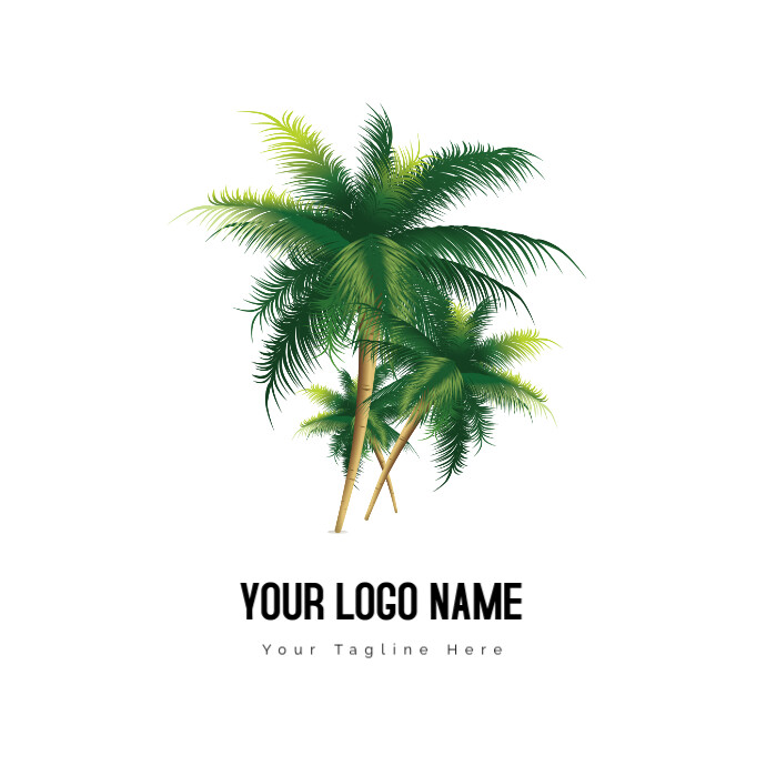 Coconut Tree Logo Template | PosterMyWall