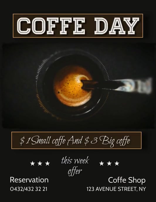 Copy of Coffe Day | PosterMyWall